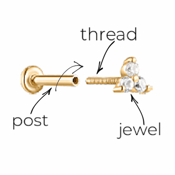 How to Put On & Take off Flat Back Earrings | Two of Most