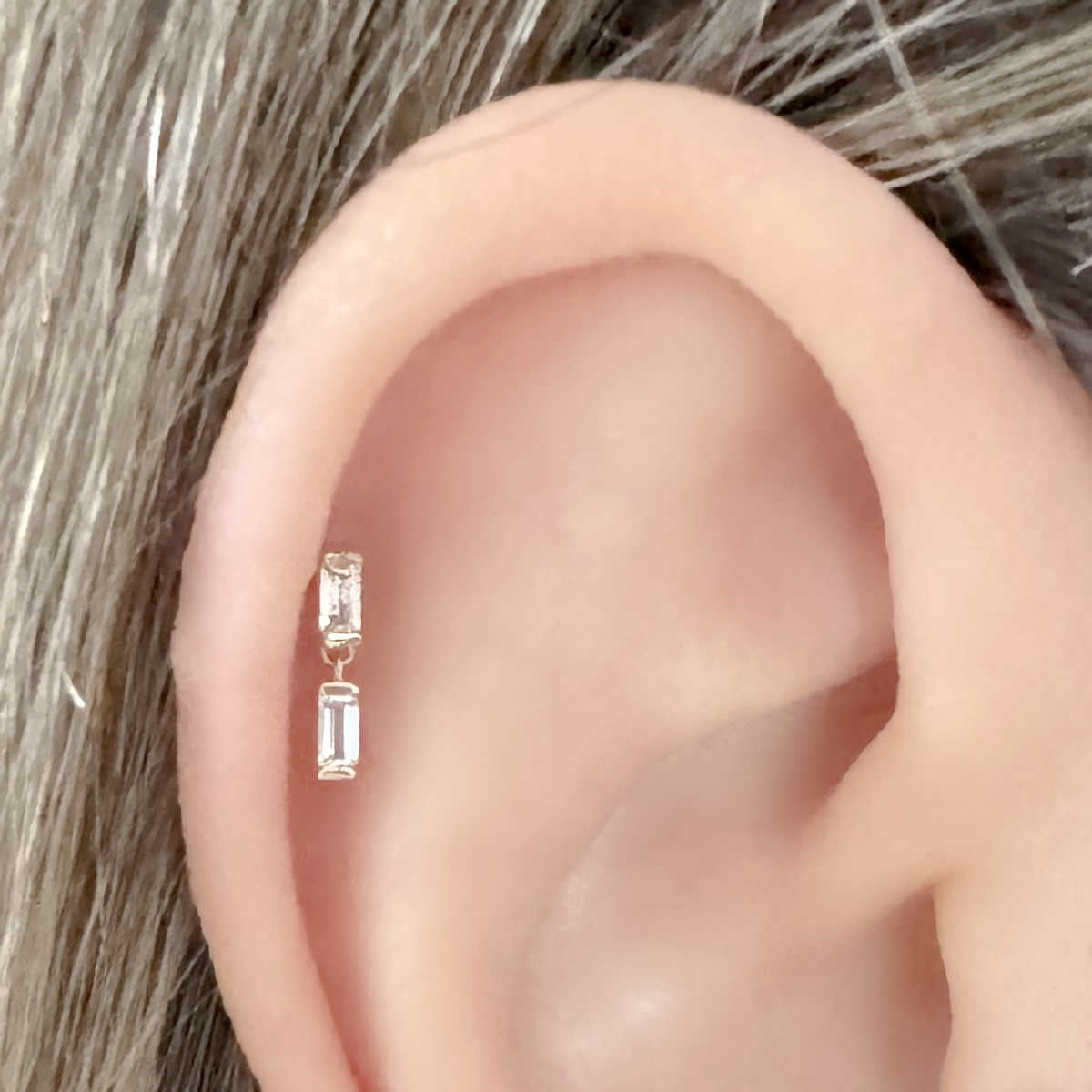 Shop Gold & Silver Flat Back Earrings, Piercing Studs, Hoops & Charms ...